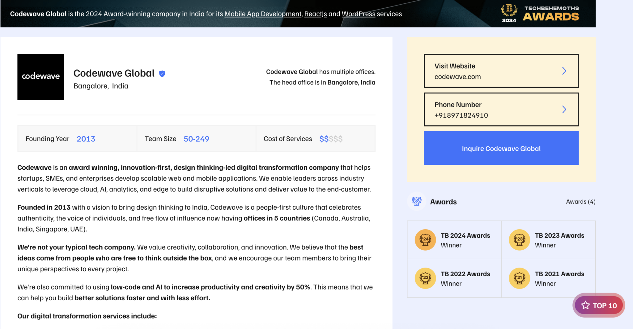 How TechBehemoths Helps Codewave Cut Through Industry Noise How ...